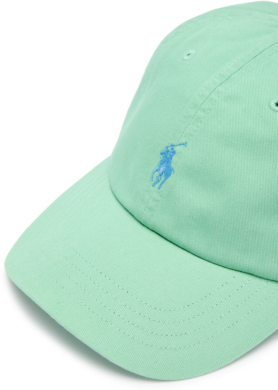 Polo Ralph Lauren Logo-embroidered Cotton cap - Green - One Size Polo ...