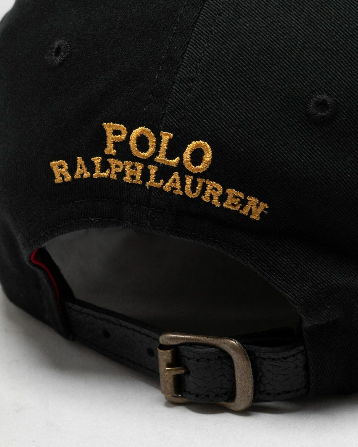Polo Ralph Lauren Lnybearcap Cap Hat Black Caps Polo Ralph Lauren