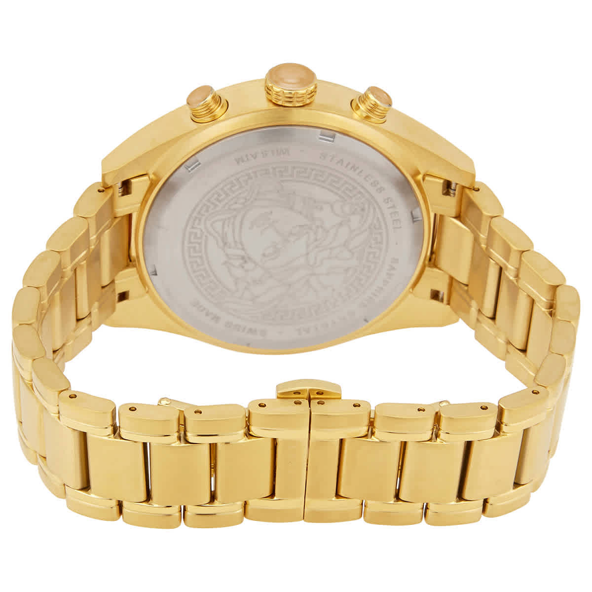Versace V-Chrono Chronograph Quartz White Dial Mens Watch VEHB00719 Versace
