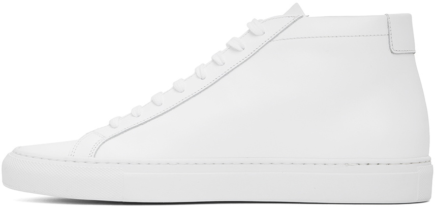 Common Projects White Achilles Mid Sneakers Common Projects