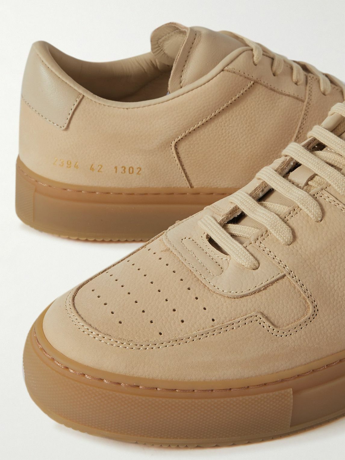 Common Projects - Decades Full-Grain Leather Sneakers - Brown Common ...