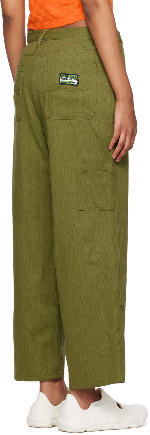 Brain Dead Green Bull Jeans Brain Dead