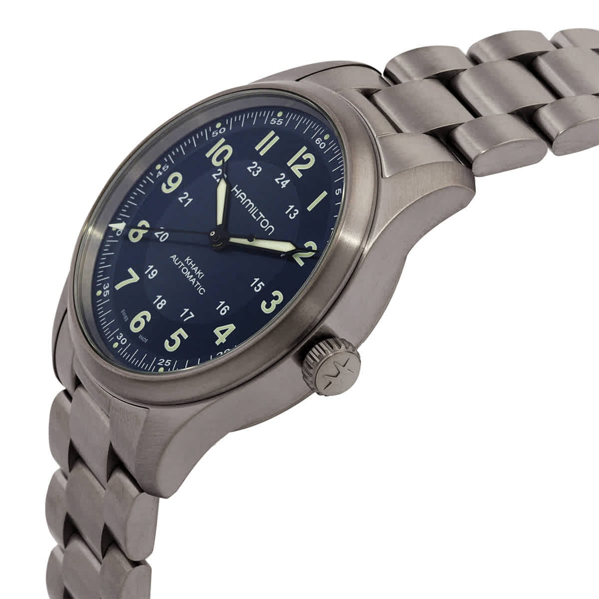Hamilton Khaki Field Automatic Blue Dial Mens Watch H70205140 Hamilton