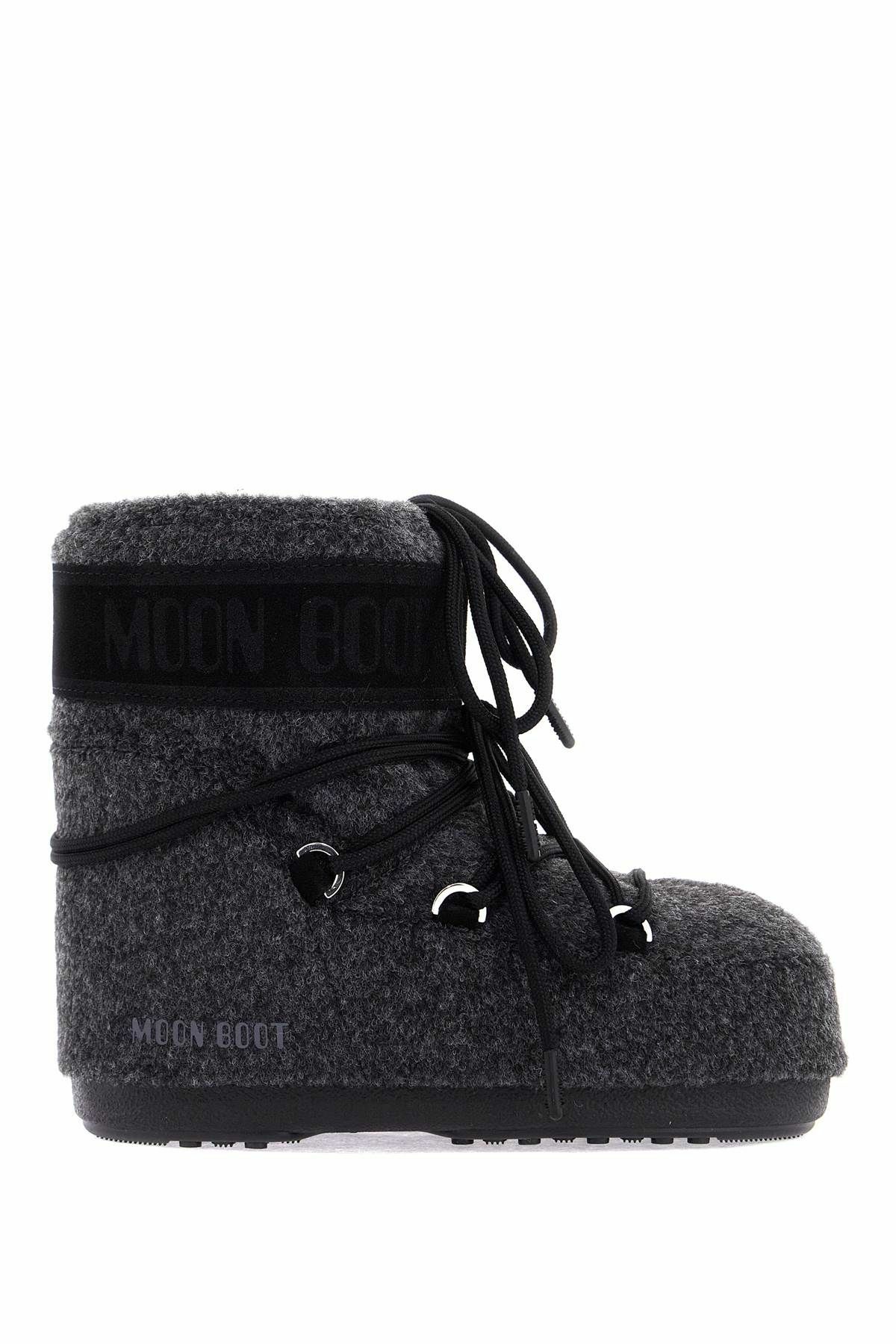 MOON BOOT icon low felt snow boots an Grey Moon Boot
