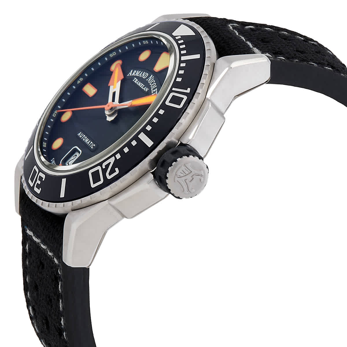 Armand Nicolet JSH Automatic Black Dial Mens Watch A481PGN-NO-P0640NC8 ...