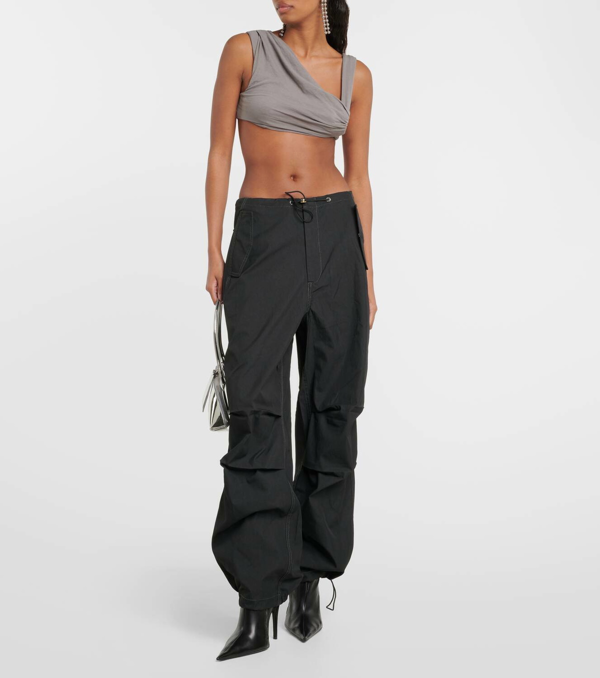 Dion Lee Cotton-blend wide-leg pants Dion Lee