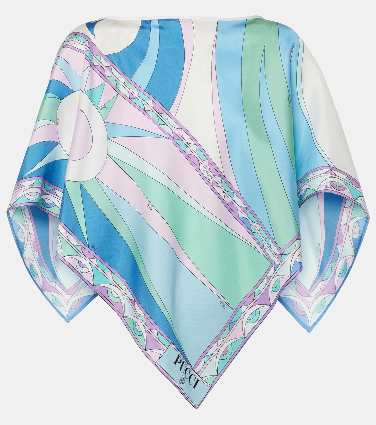 Pucci Cigni silk top Emilio Pucci