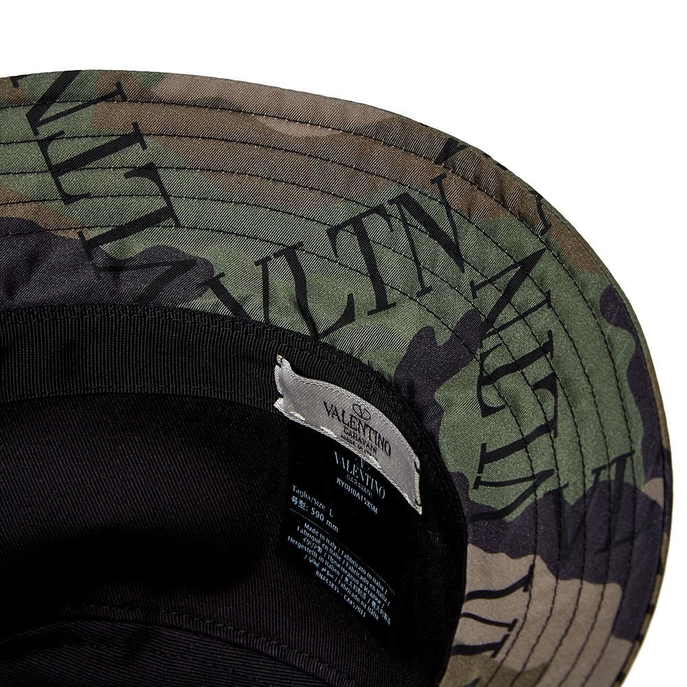 Valentino Grid Logo Bucket Hat Valentino