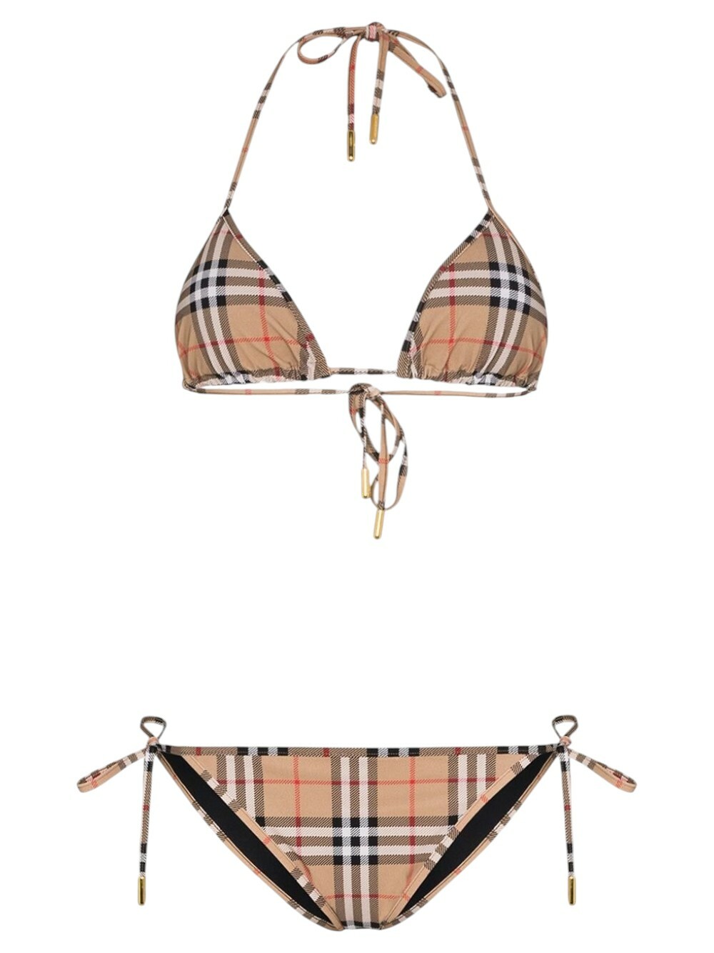 Burberry Neutral Vintage Check Bikini Burberry
