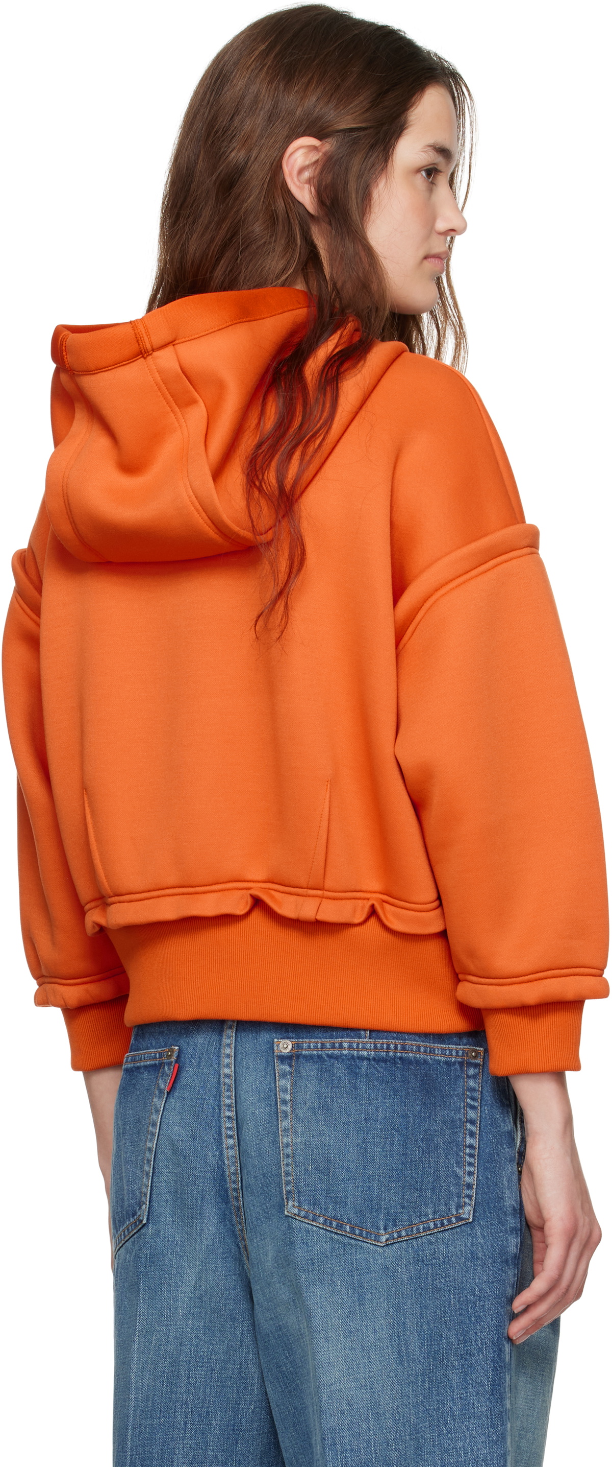 UNDERCOVER Orange Zip Hoodie Undercover