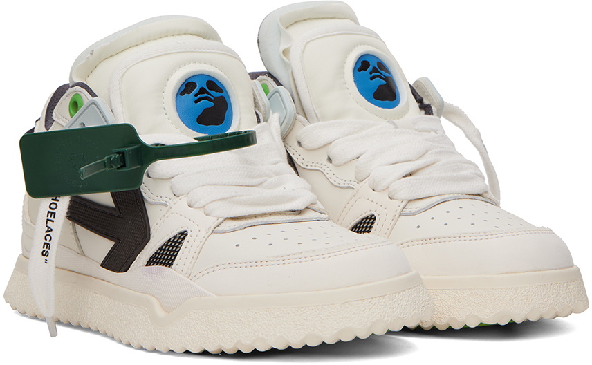 Off-White White Sponge Mid Sneakers Off-White