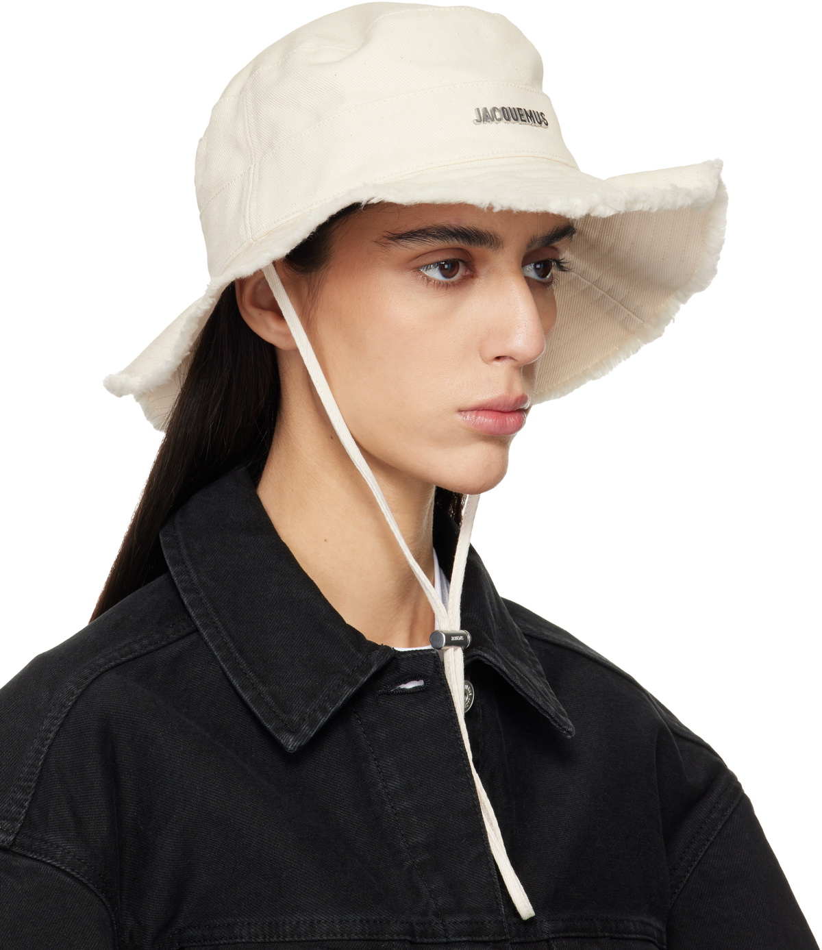 JACQUEMUS Off-White Les Classiques 'The Artichaut' Bucket Hat Jacquemus