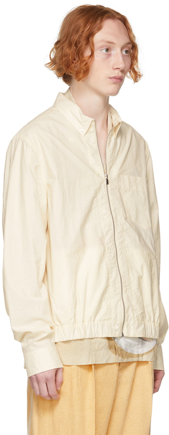 Jacquemus Yellow 'Le Blouson Chemise' Jacket Jacquemus