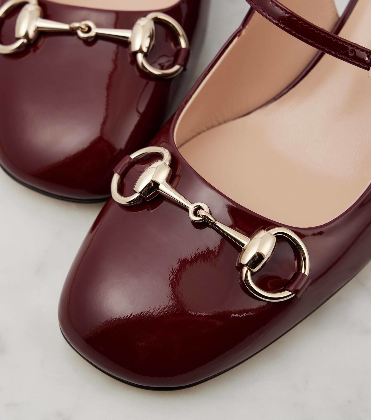 Gucci Horsebit patent leather slingback Mary Jane pumps Gucci