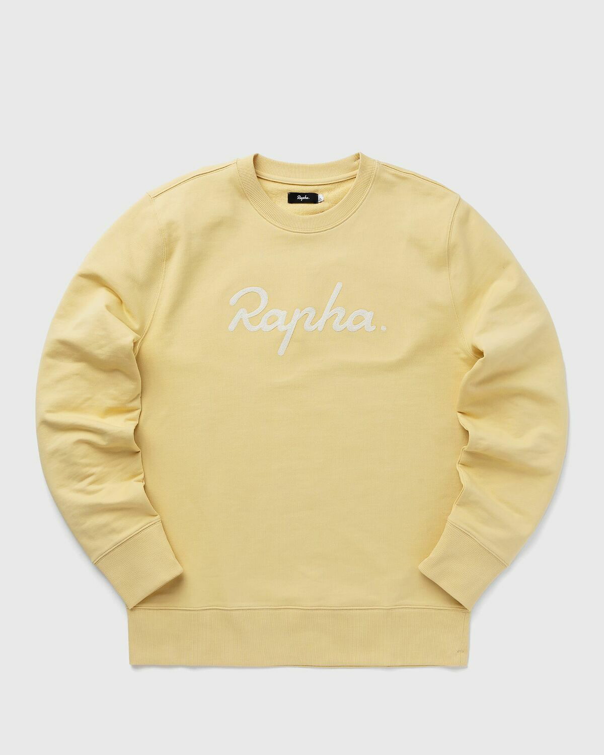 Rapha Logo Sweatshirt Yellow Sweatshirts Rapha