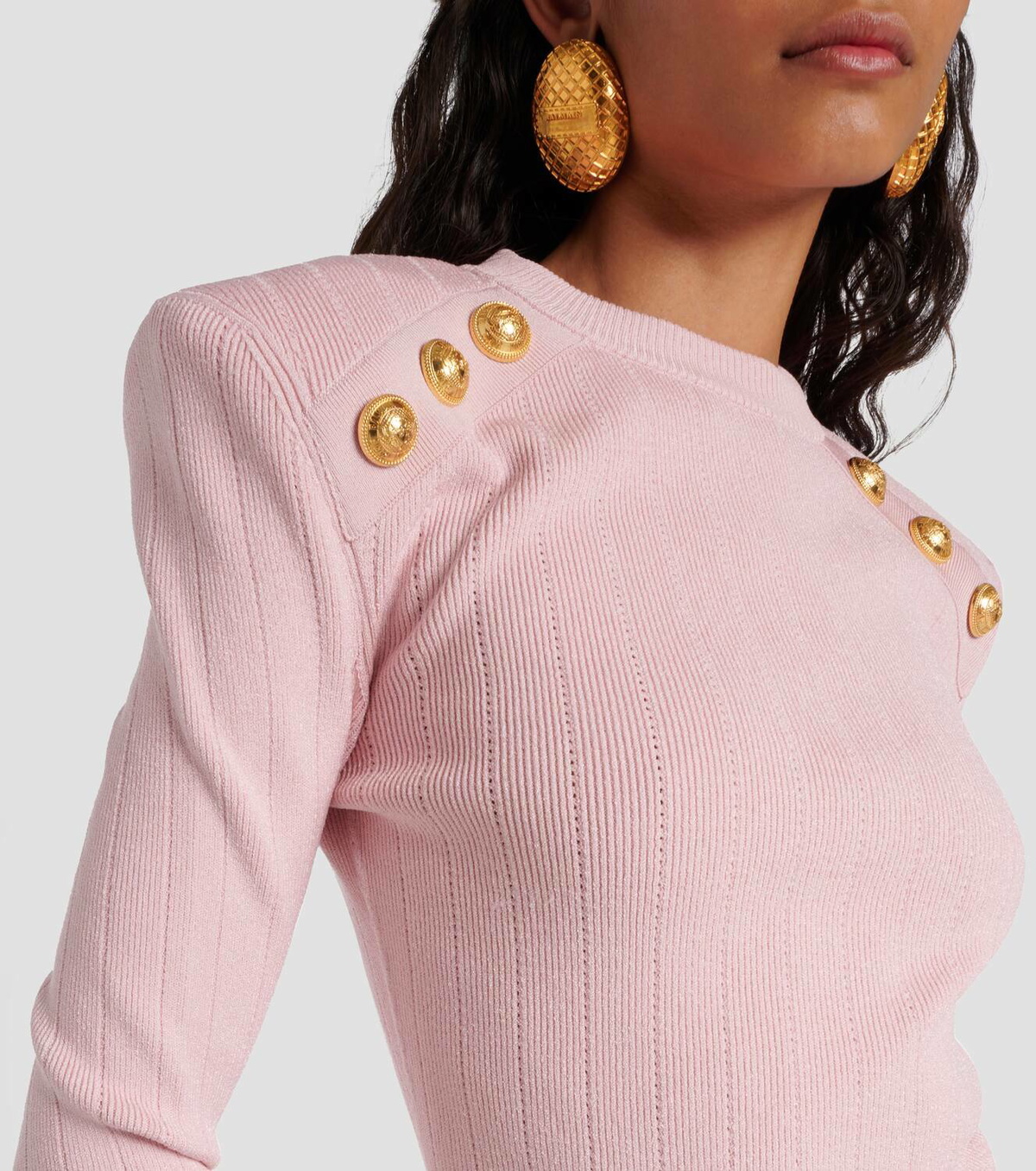Balmain Embellished knit sweater Balmain