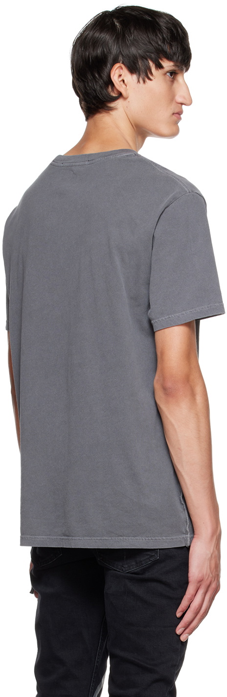 Ksubi Gray Classic Kash T-Shirt Ksubi