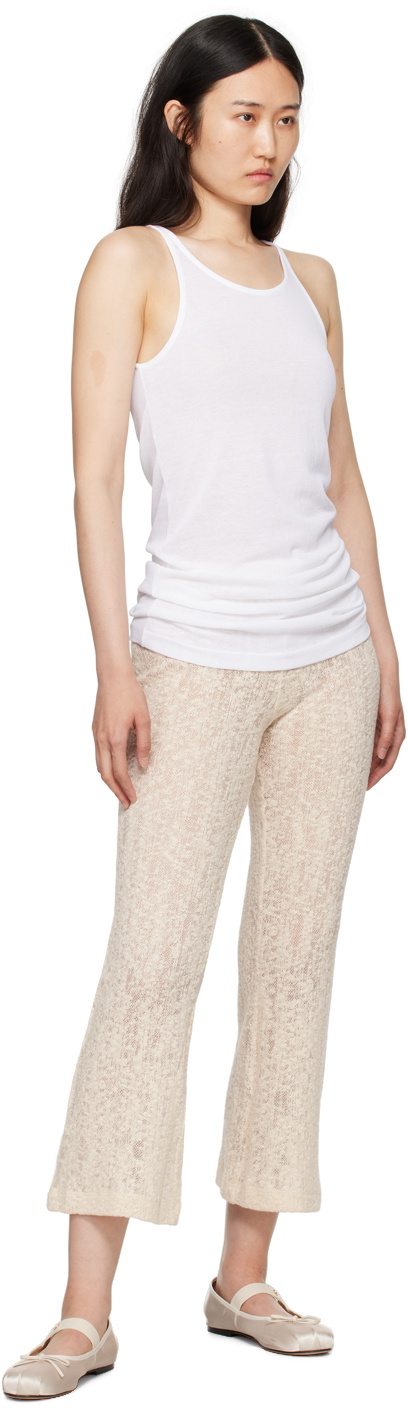 BITE White Transparent Tank Top BITE