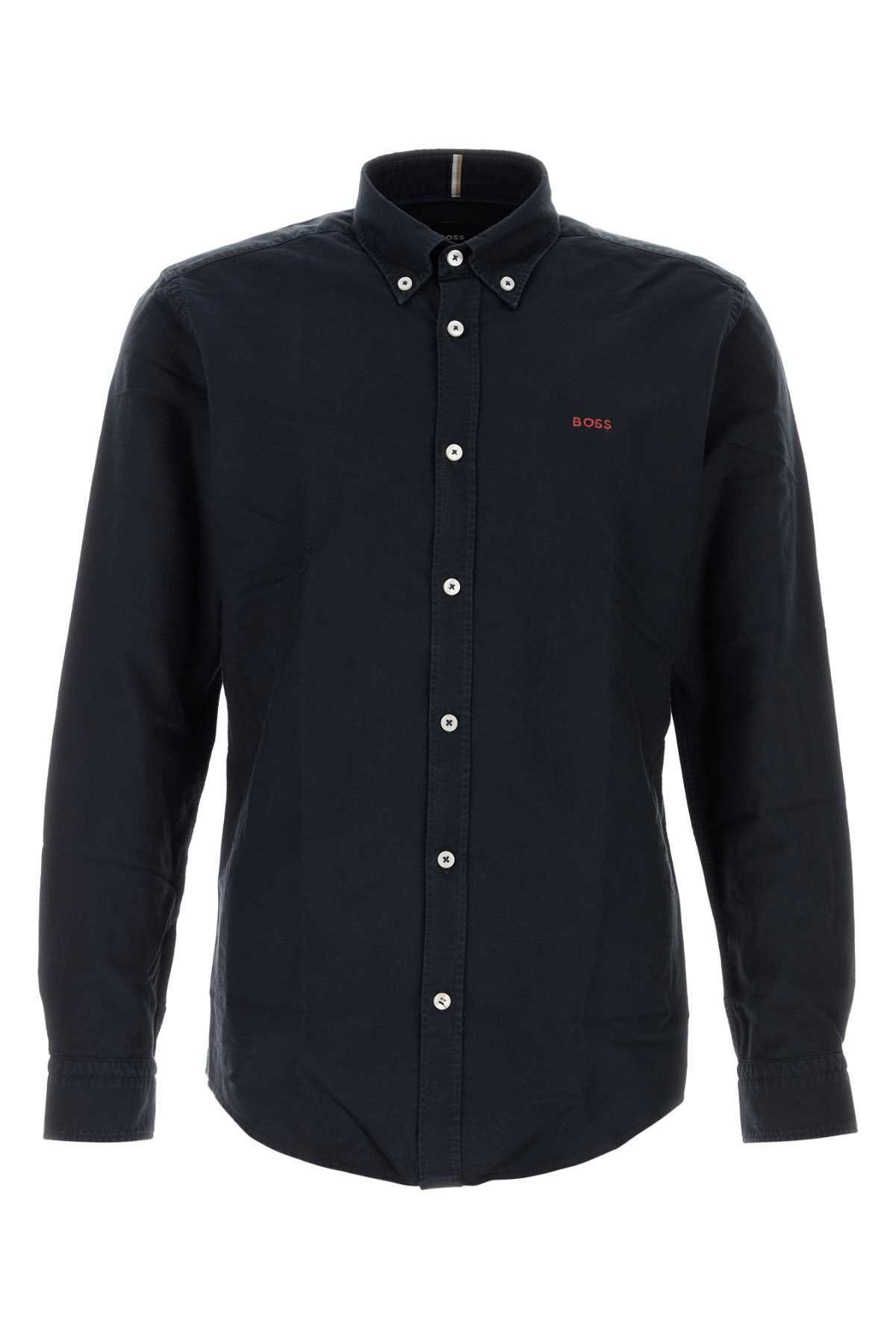 Hugo Boss Midnight Blue Oxford Shirt Hugo Boss