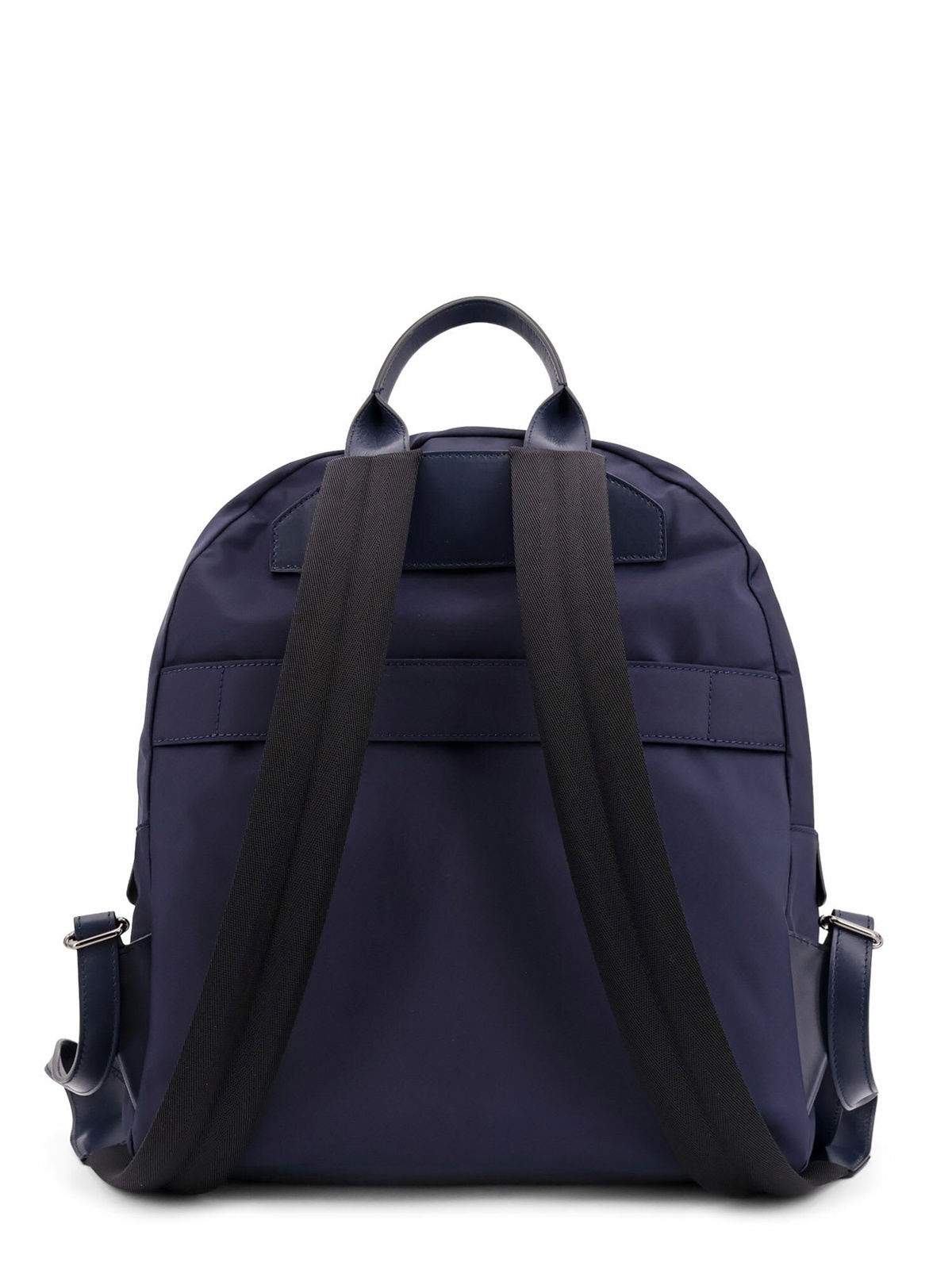 Kiton Nylon Backpack With Metal Logo On The Bottom Kiton