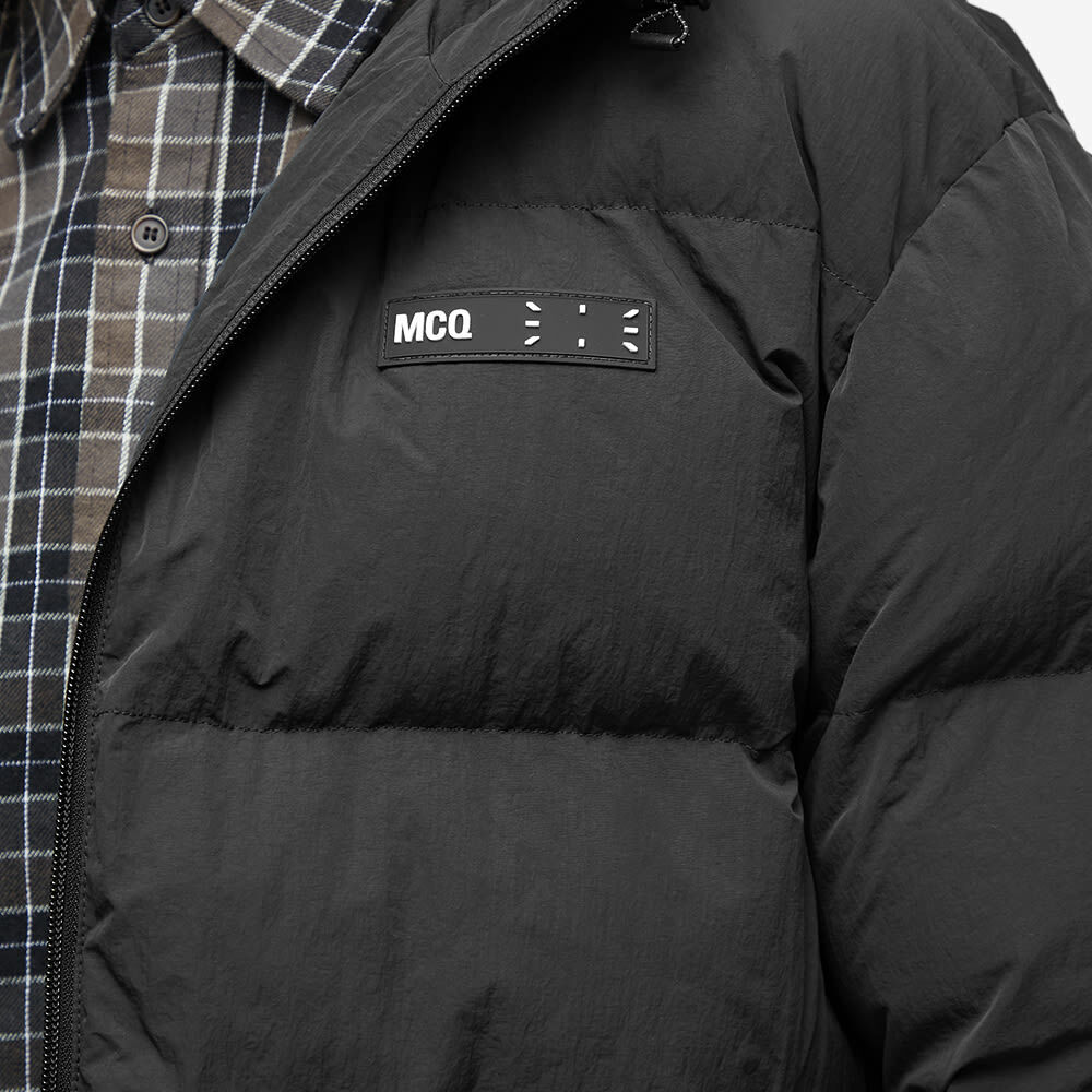 McQ Men's Jack Puffer Jacket in Darkest Black McQ Alexander McQueen