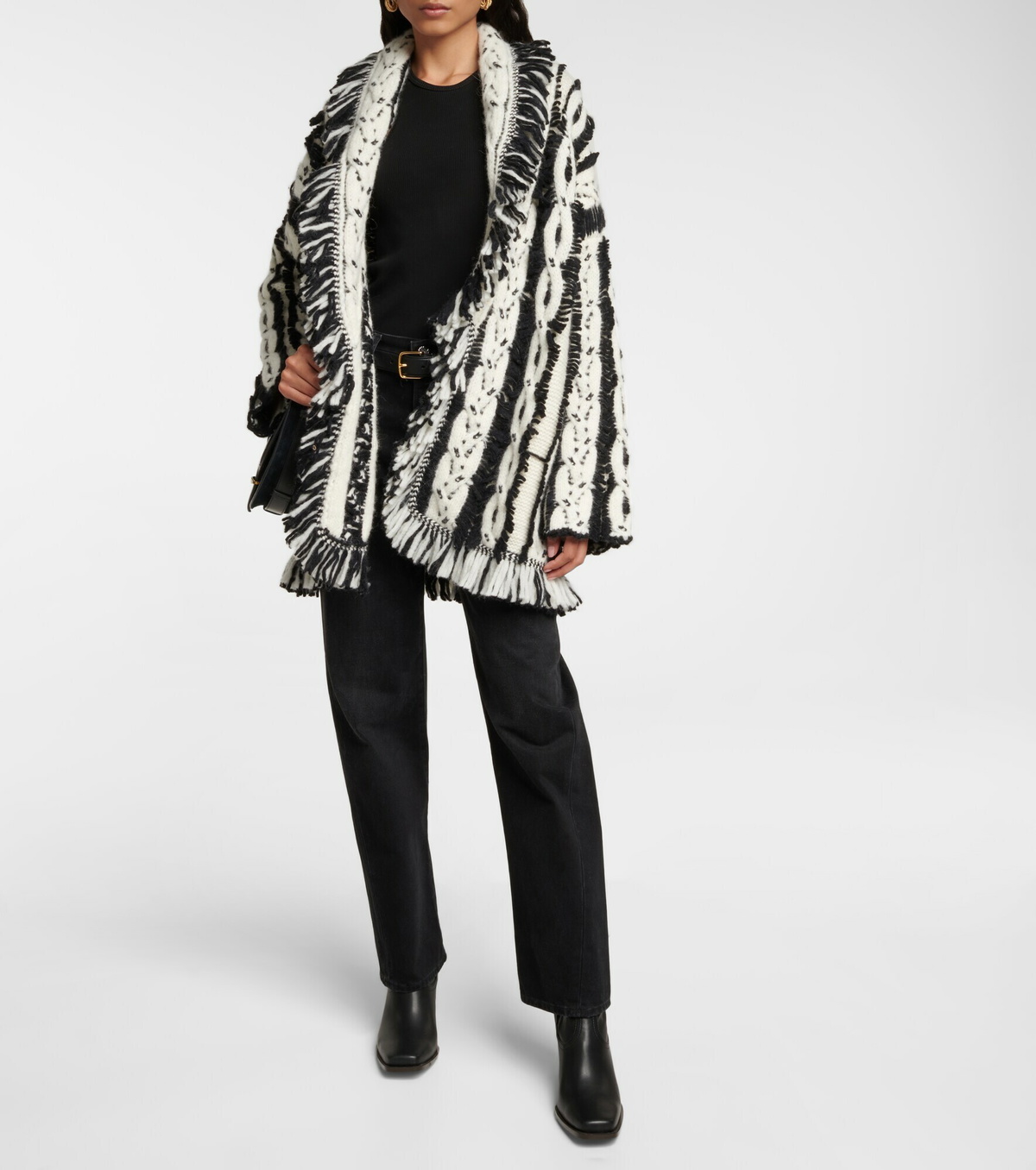 Alanui - The Land Of Fire alpaca wool-blend cardigan Alanui