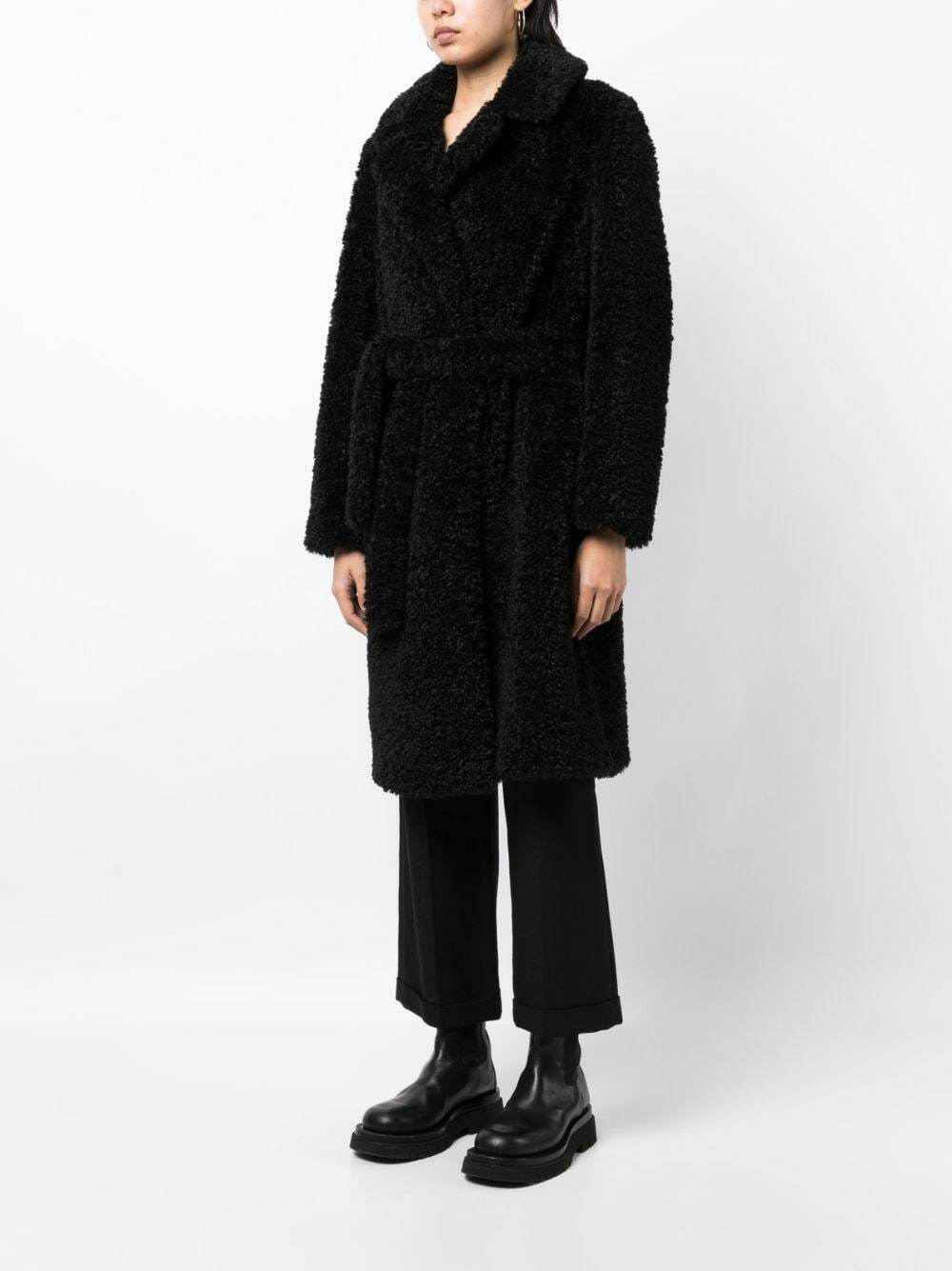 PAROSH - Long Faux Fur Coat Parosh
