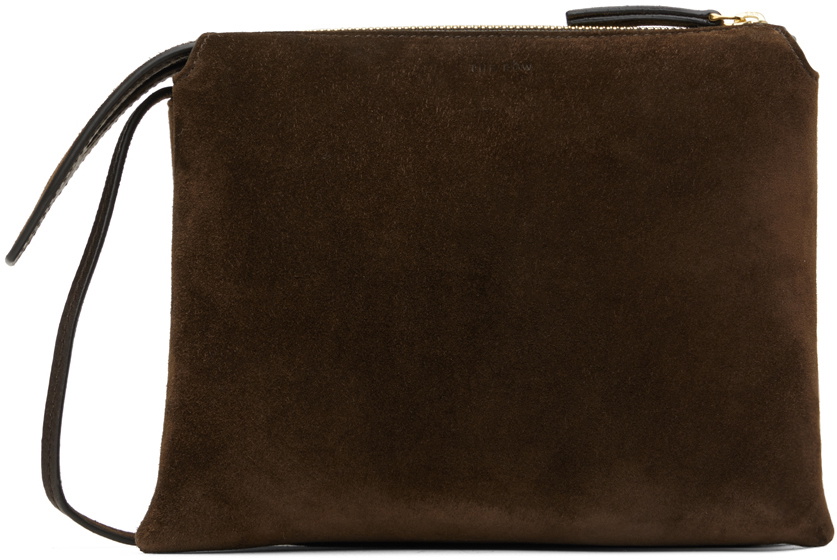 The Row Brown Mini Nu Twin Bag The Row