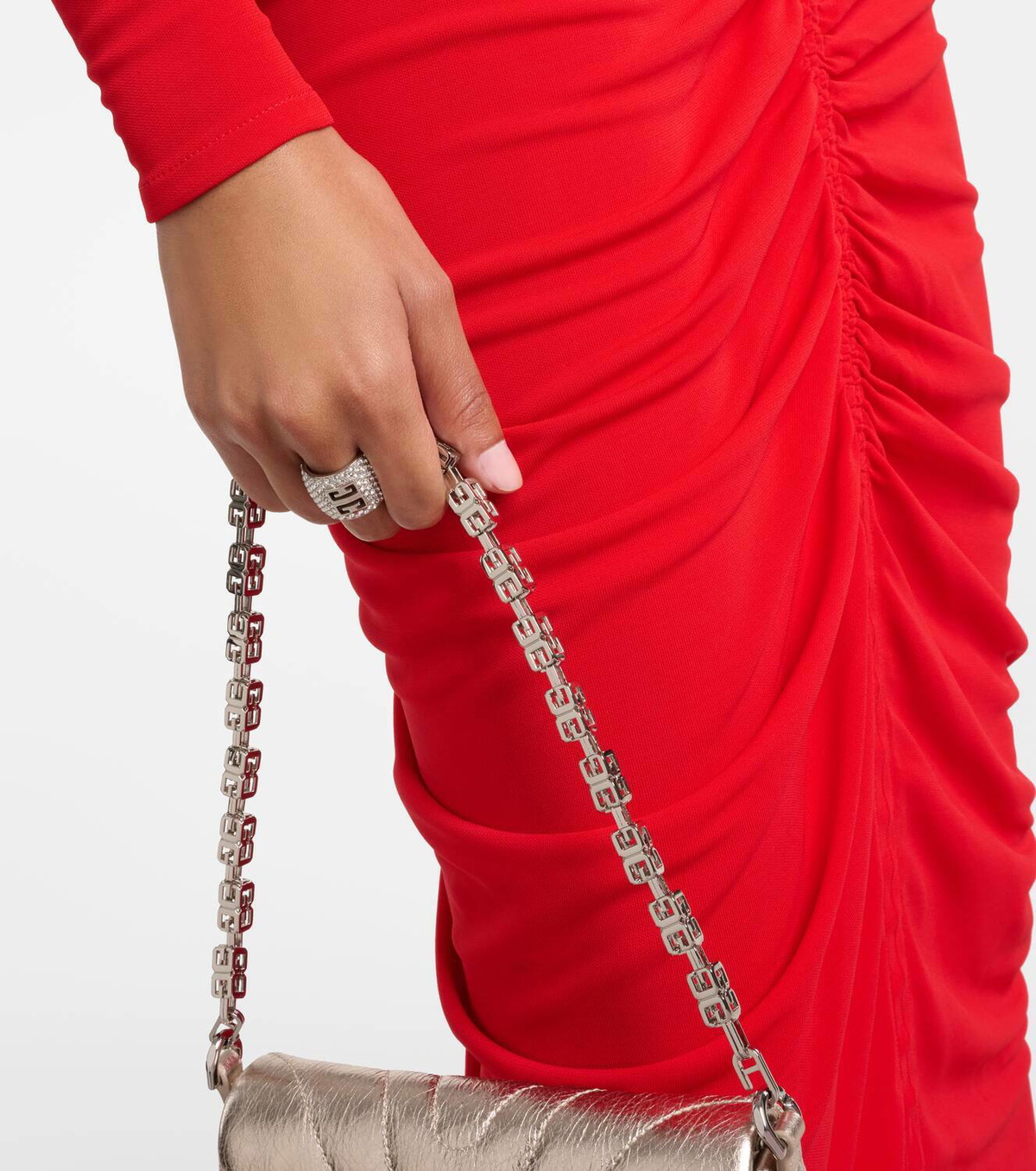 Givenchy 4G crystal-embellished ring Givenchy