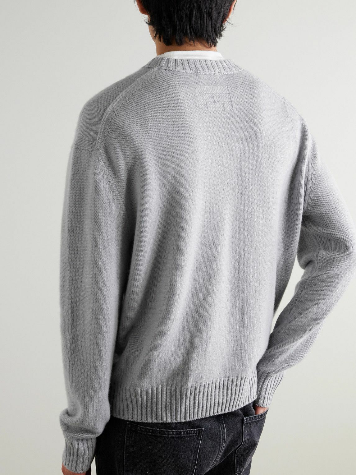 FRAME - Cashmere Sweater - Gray Frame Denim
