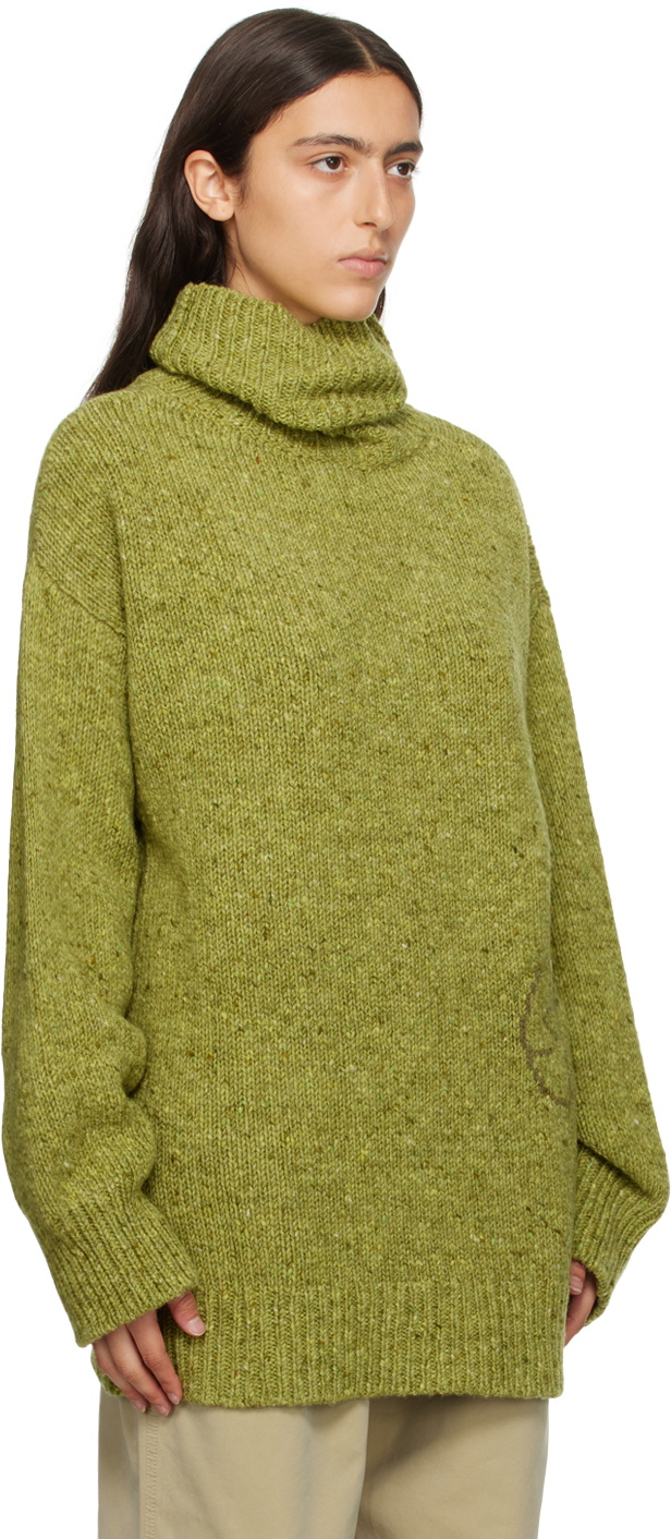 Saks Potts Green Camilla Turtleneck Saks Potts