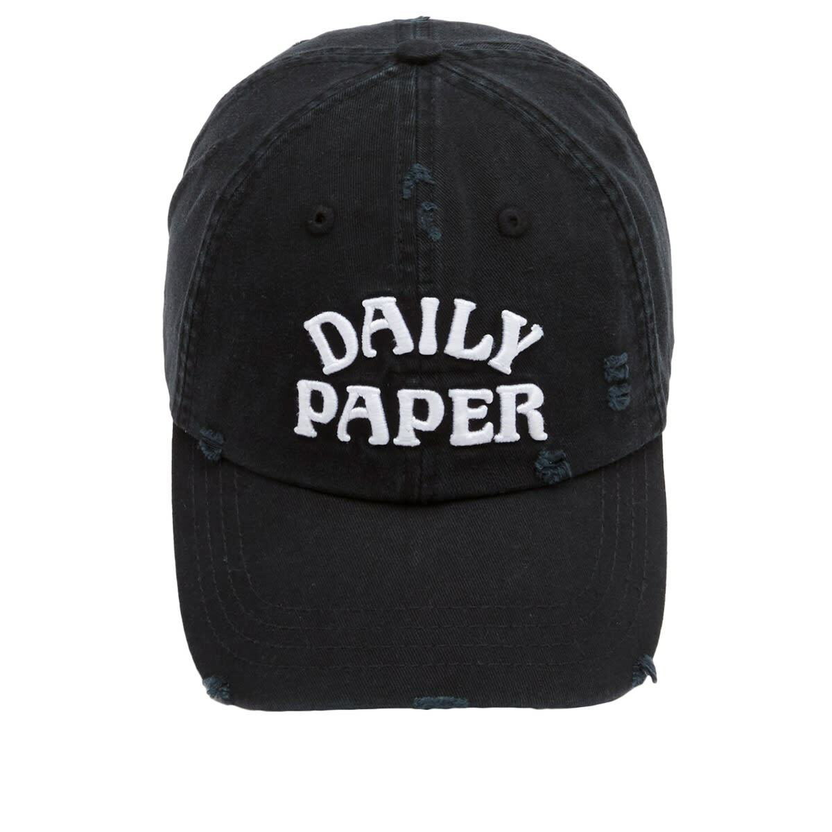 Daily Paper Men's Dias Arch Stack Cap in Black Oyster Daily Paper