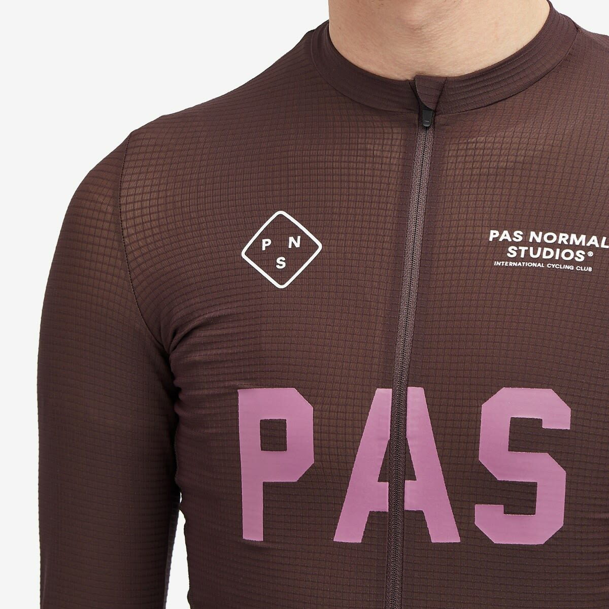 Pas Normal Studios Men's PAS Mechanism Pro Long Sleeve Jersey in Dark Red Pas Normal Studios