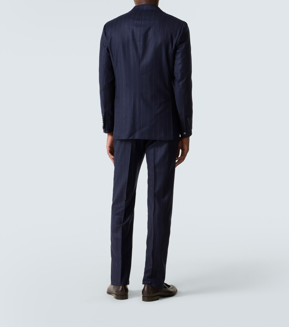 Kiton Striped wool and cashmere suit Kiton