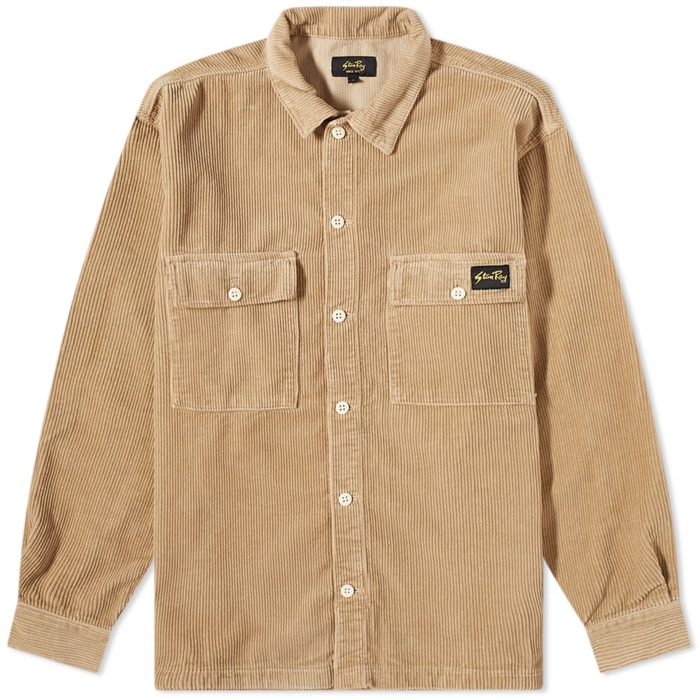 Stan Ray Men's Cpo Overshirt in Khaki Cord Stan Ray