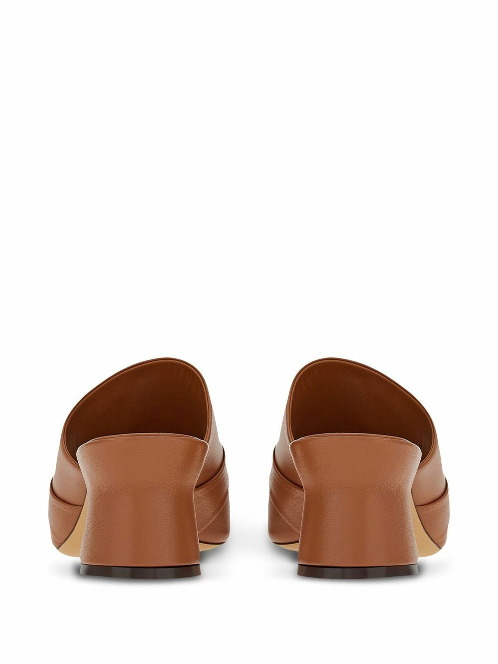 FERRAGAMO - Double Gancio Leather Mules Salvatore Ferragamo
