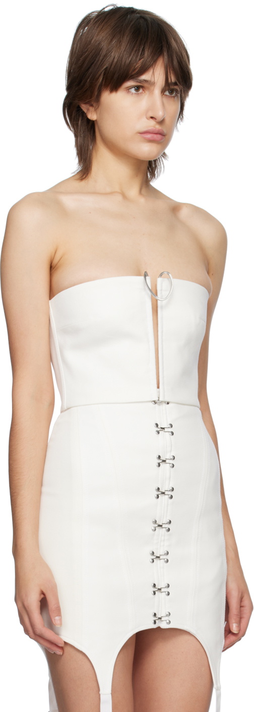 Dion Lee White Mobius Bandeau Top Dion Lee