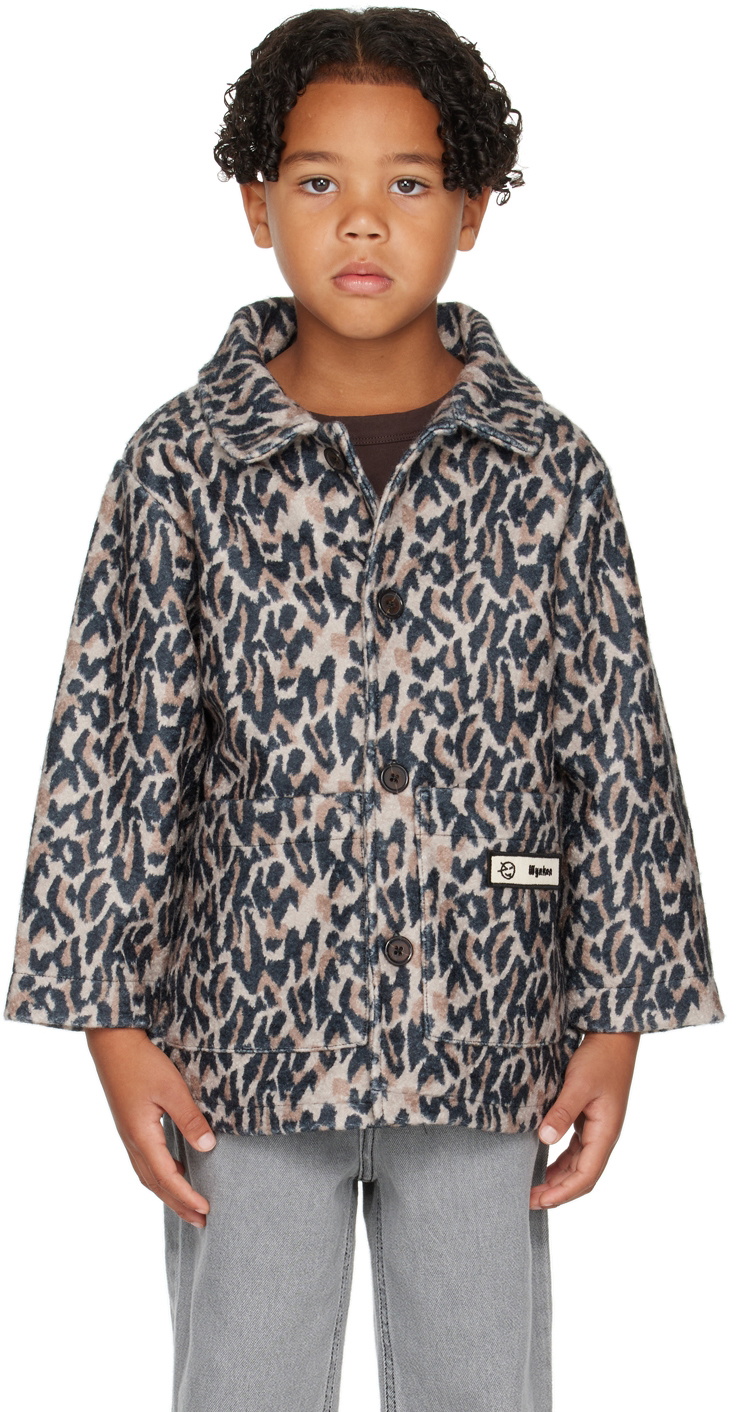 Wynken Kids Beige Daily Long Bomber Jacket Wynken
