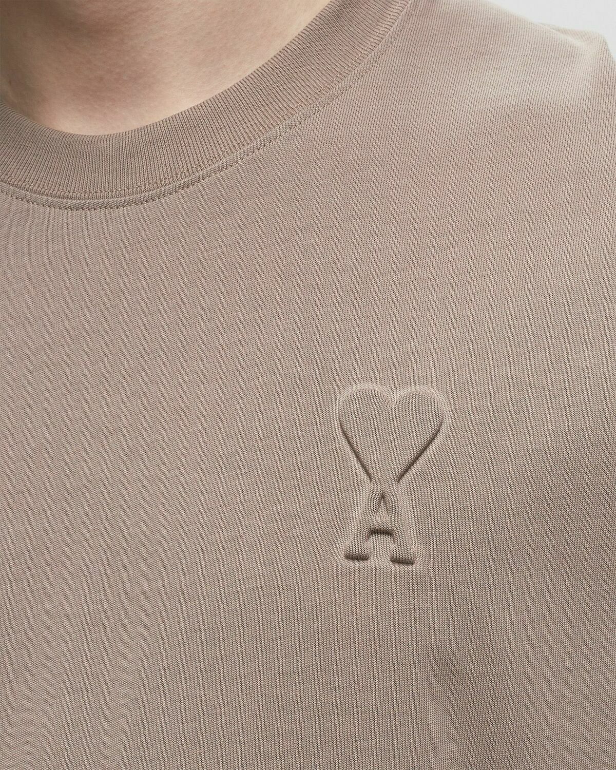Ami Paris Adc Tee Brown Shortsleeves AMI