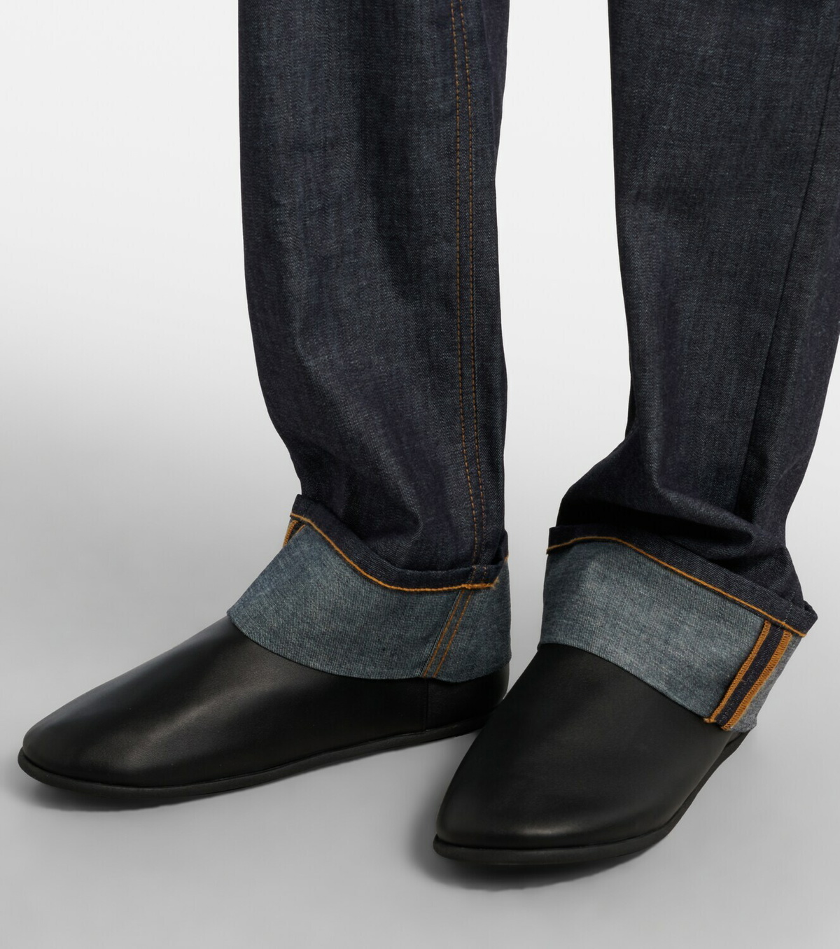 Christen Big Boot leather slip-on shoes CHRISTEN