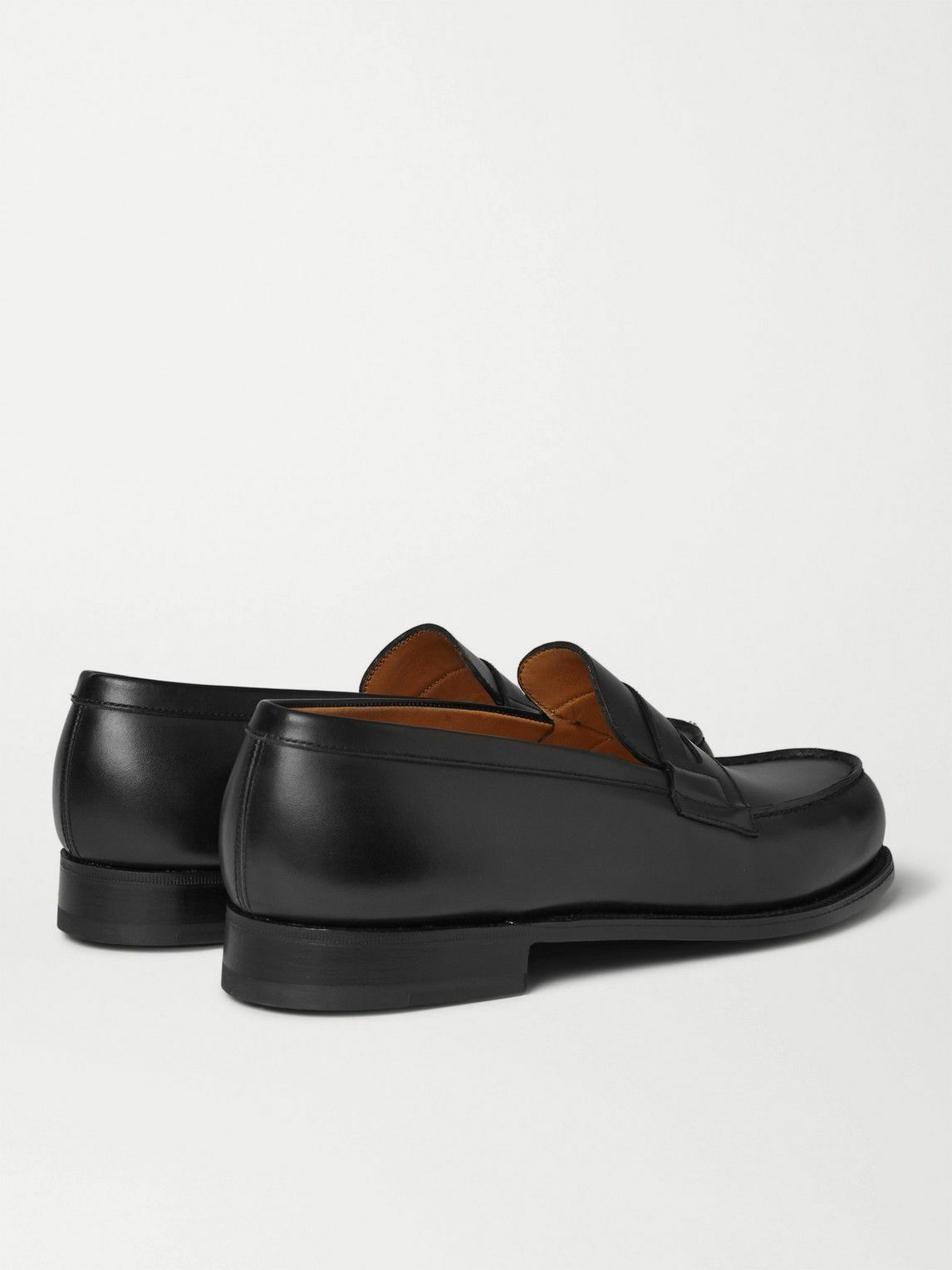 J.M. Weston - 180 Moccasin Leather Penny Loafers - Black J.M. Weston