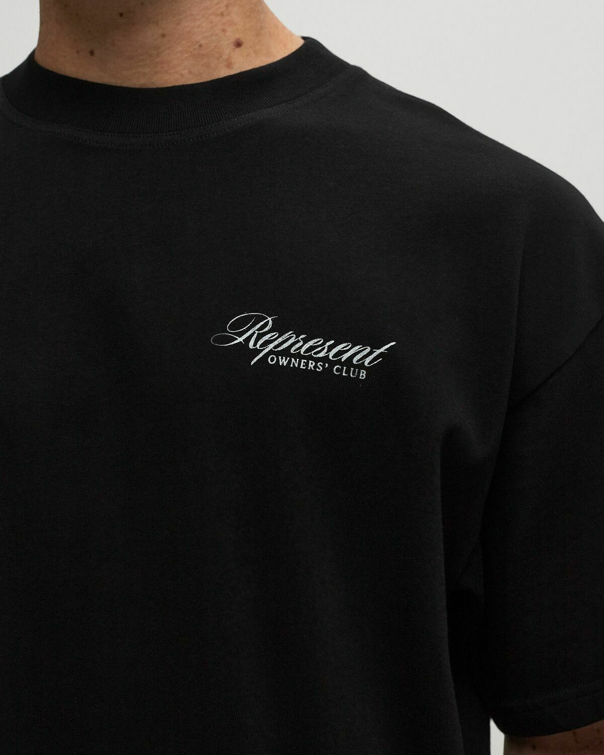 Represent REPRESENT OWNERS CLUB SCRIPT T-SHIRT Black Mens Shortsleefe ...