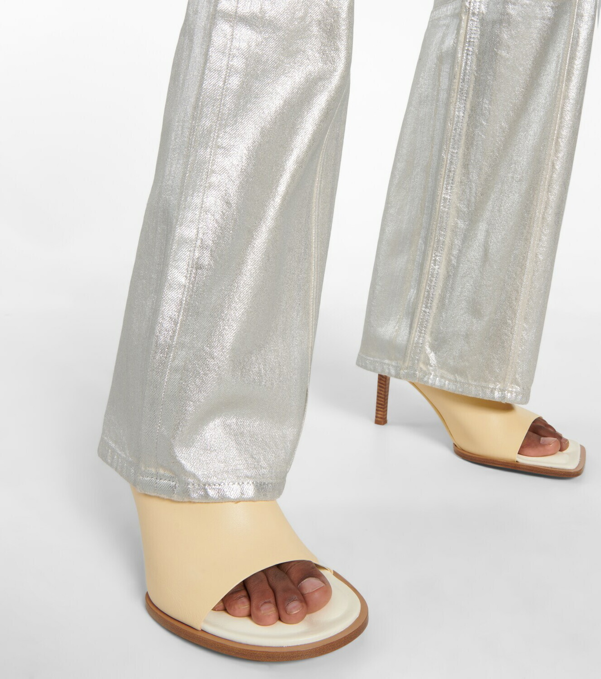 Jacquemus - Les Mules Carrés Ronds leather mules Jacquemus