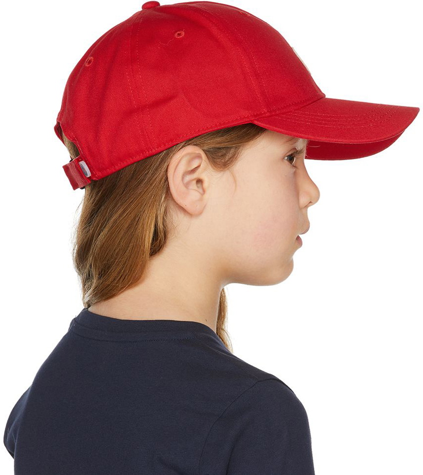 Moncler Enfant Kids Red Logo Baseball Cap Moncler Enfant