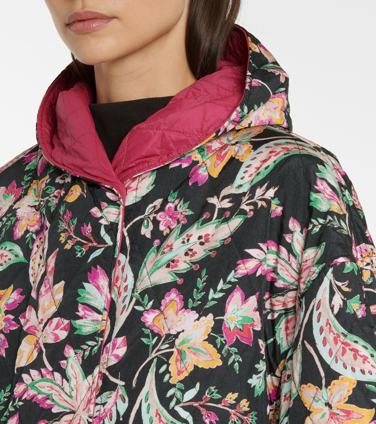 Marant Etoile Dean reversible floral raincoat Isabel Marant Etoile
