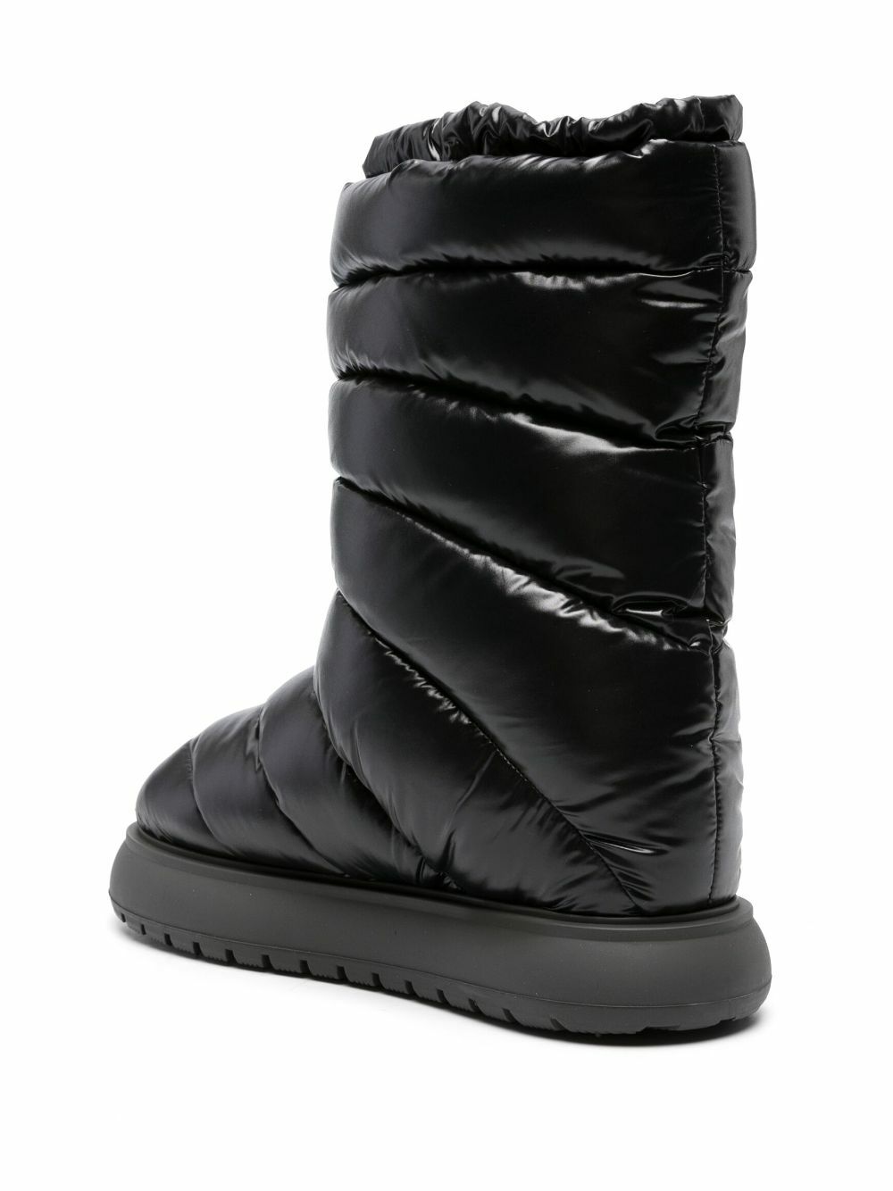 Moncler Black Gaia Quilted Snow Boots Moncler