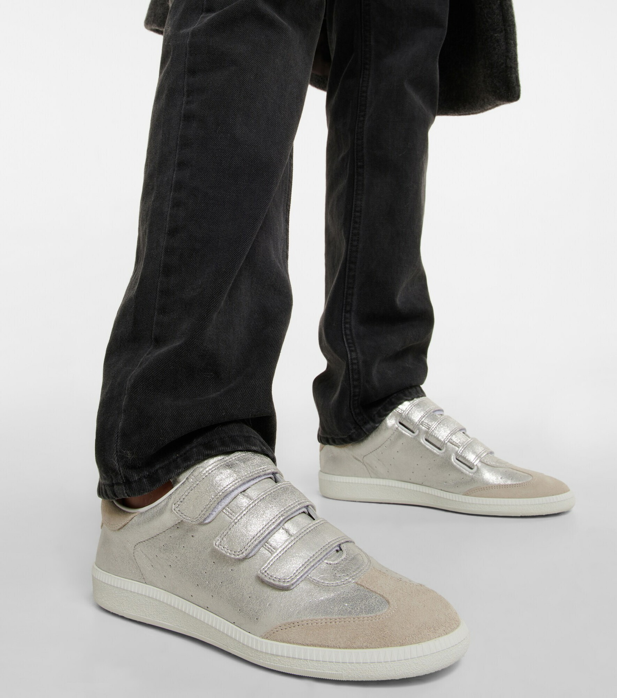 Isabel Marant - Beth metallic leather sneakers Isabel Marant