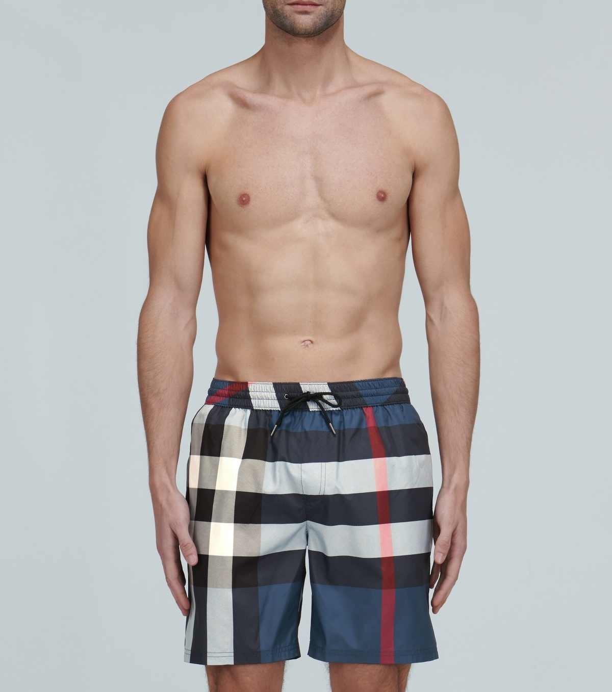 Burberry - Large check-printed swim shorts Burberry