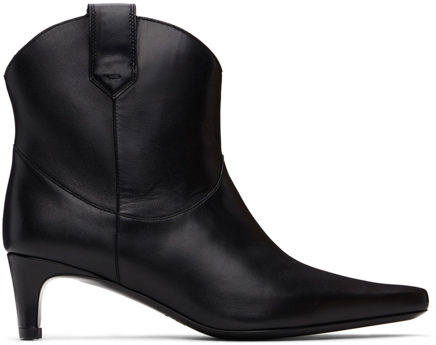 Staud Black Western Wally Boots Staud