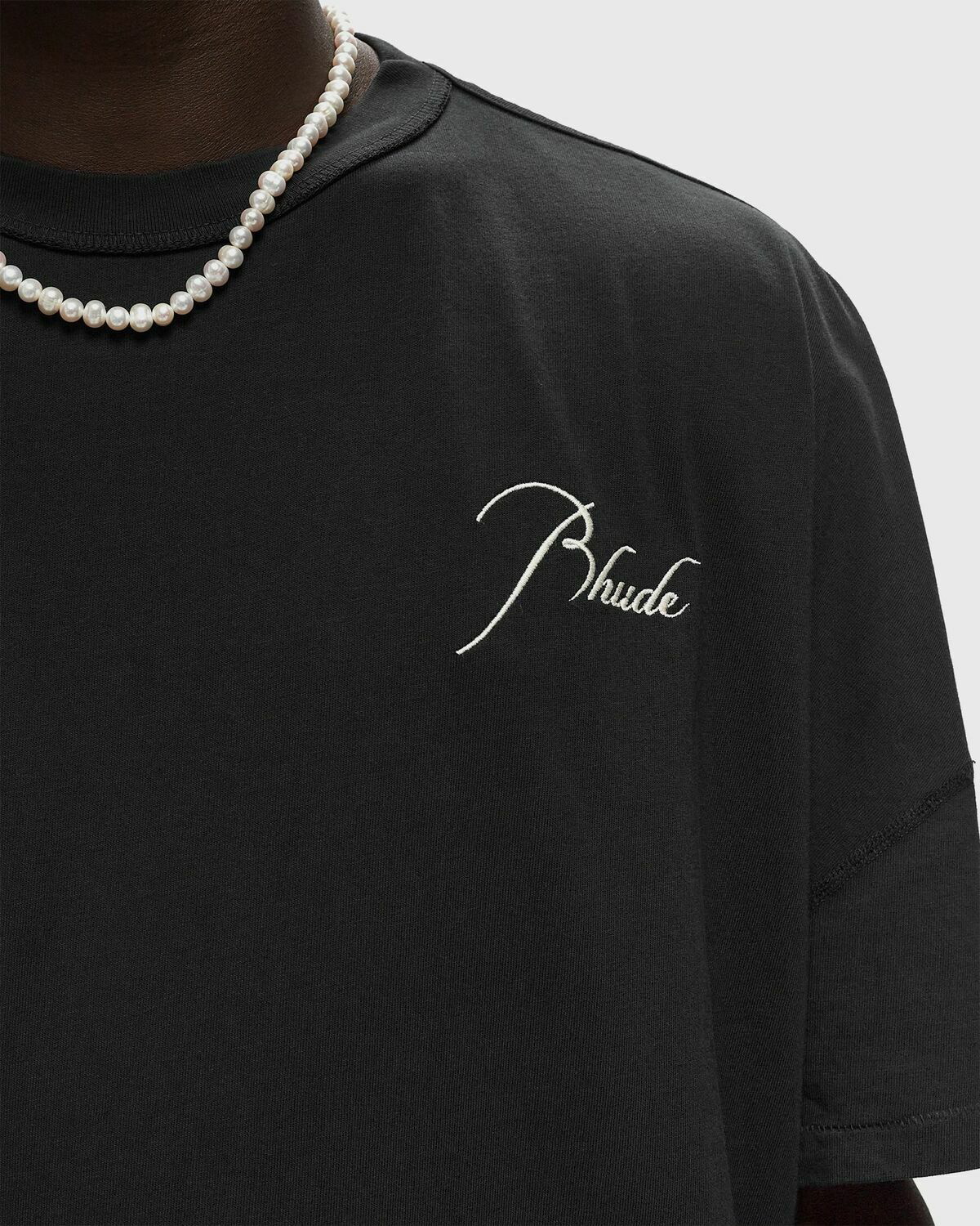 Rhude Rhude Reverse Tee Black Shortsleeves Rhude